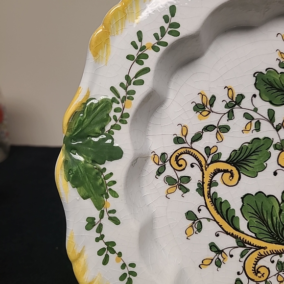 Bassano | Art | Vintage Hand Painted Majolica Plate By Bassano Made In ...